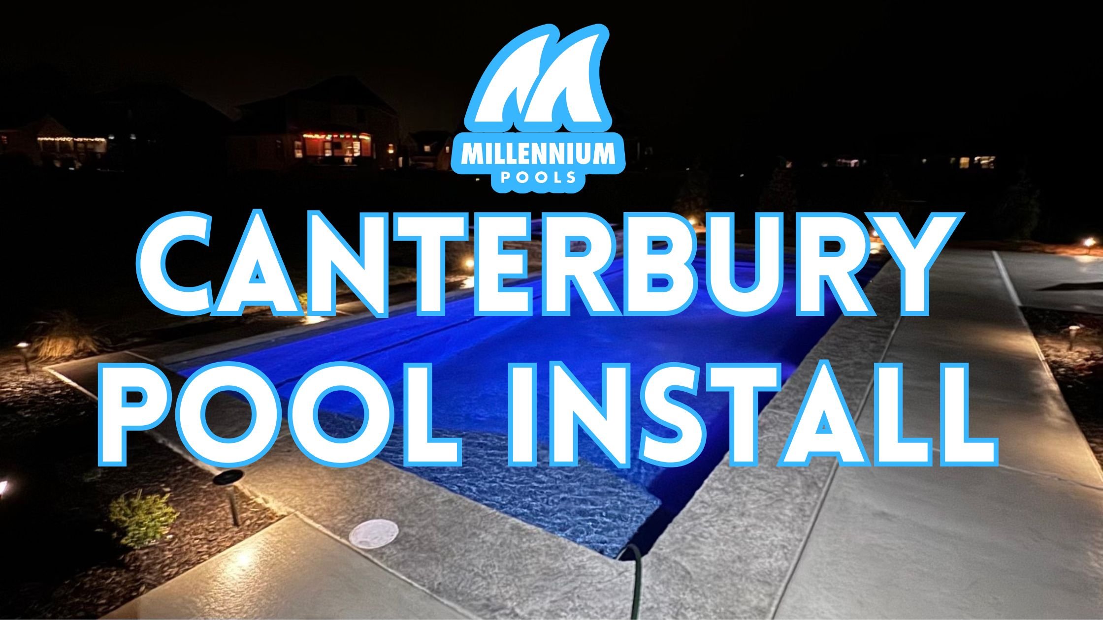 Fiberglass Pool Installation in Canterbury Subdivision, Thompson's ...