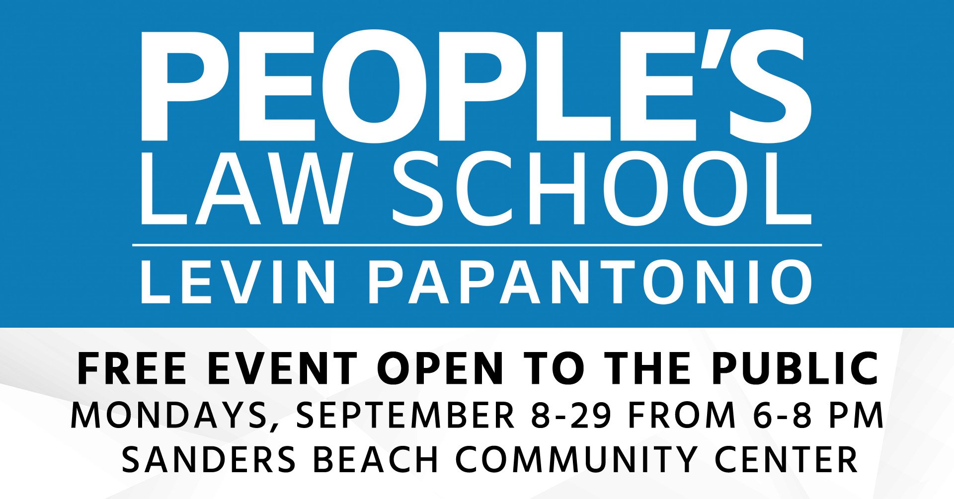 People’s Law School 2025 – Free Legal Classes in Pensacola This ...