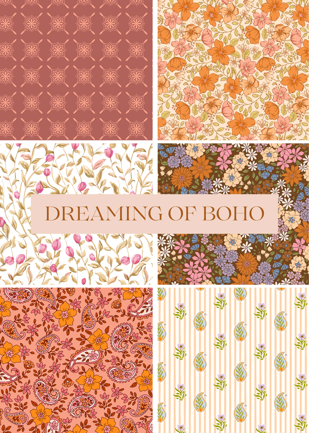 Dreaming of Boho Collection — Bec Oakes Design