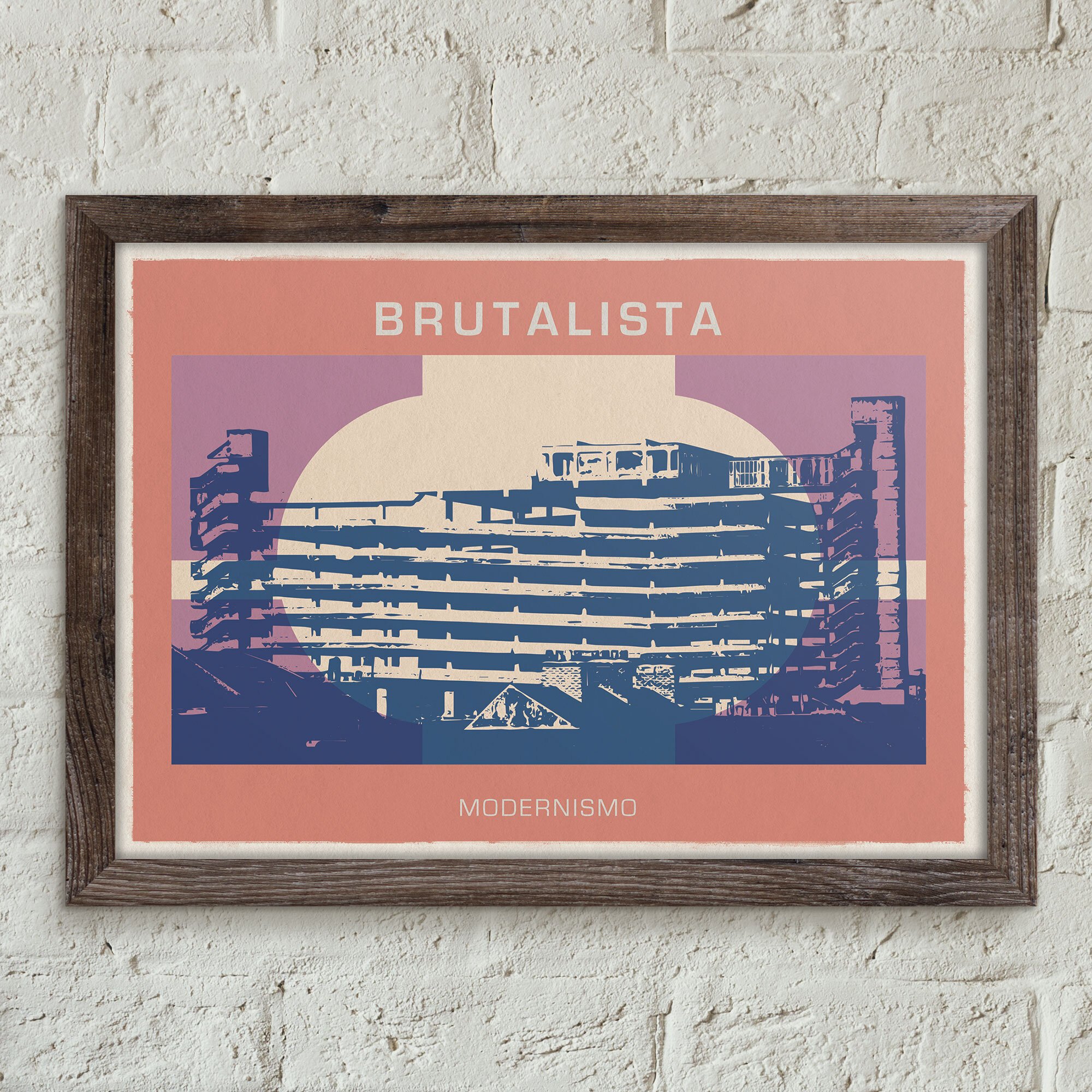 Brutalist Architecture 16 Art Print Poster Bierpinsel Tower Berlin ...
