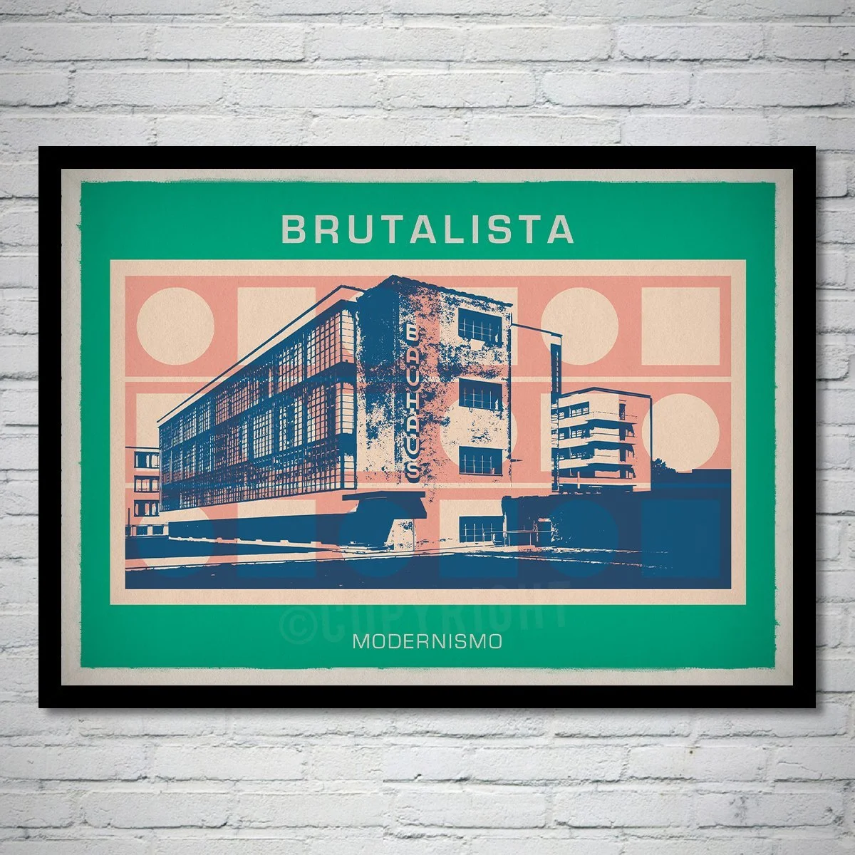 Brutalist Architecture 10 Art Print Poster House of Soviets Kaliningrad ...