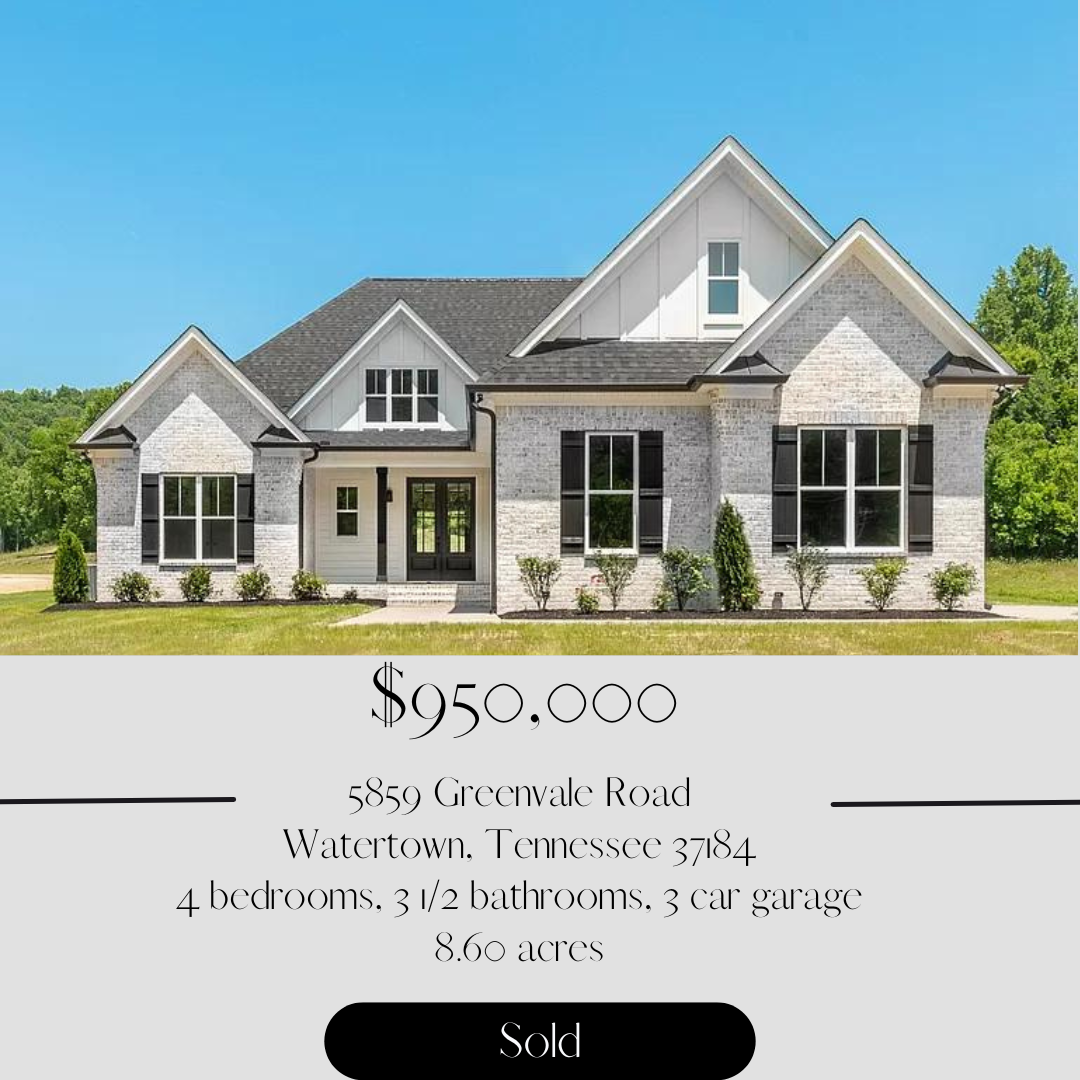 Sold — Tim Tomlinson Homes