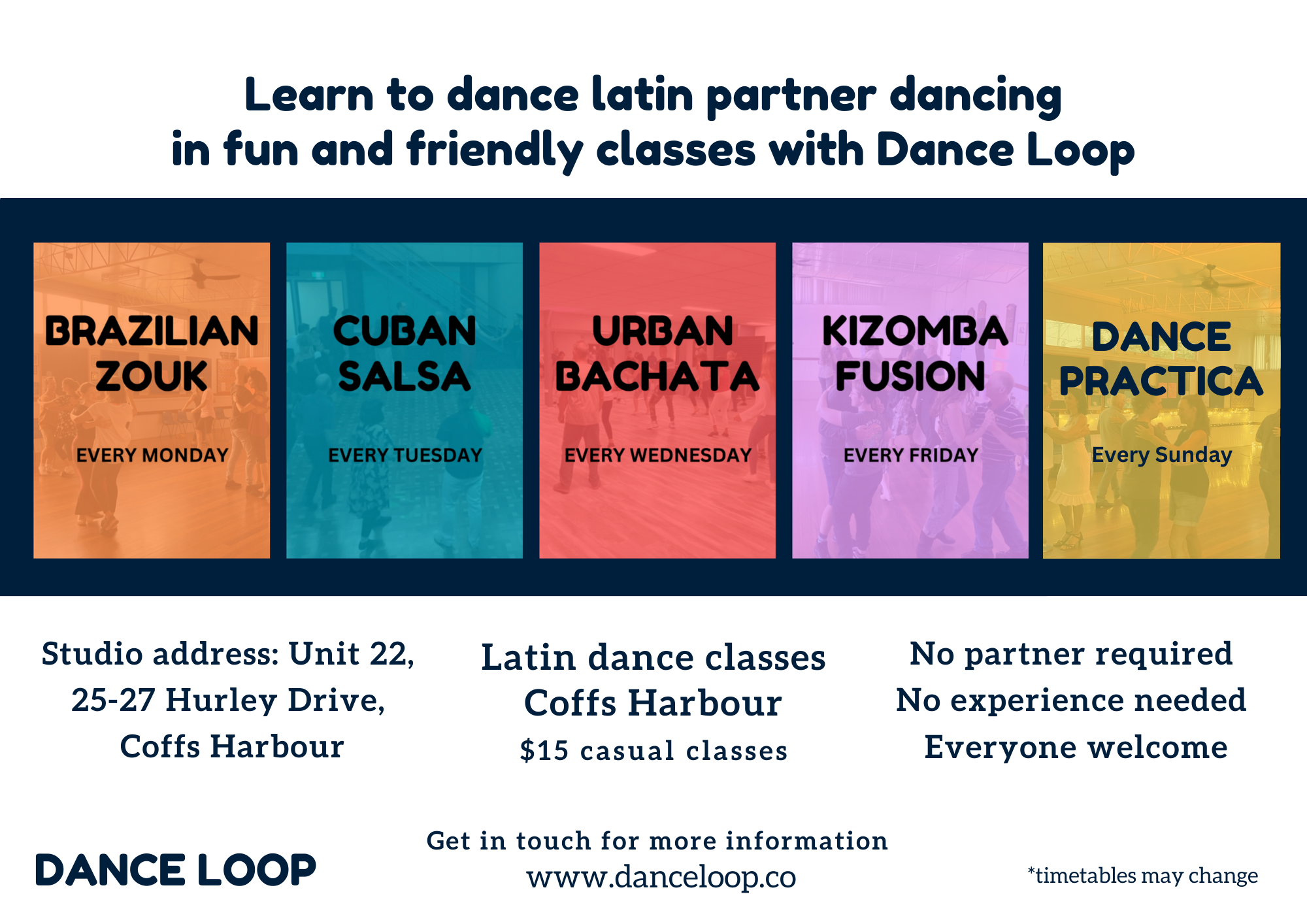 Timetable — Dance Loop