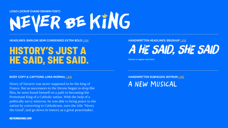 Putting “NEVER BE KING” on the map — Innoruptiv