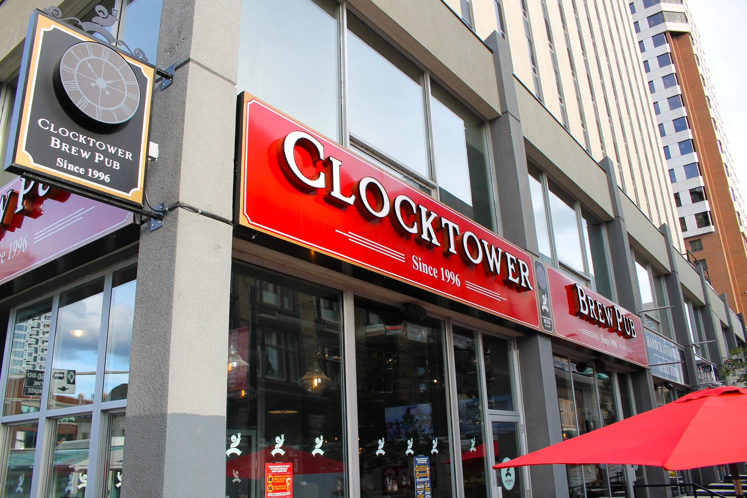 3 Locations in the National Capital Region — Clocktower Brew Pub