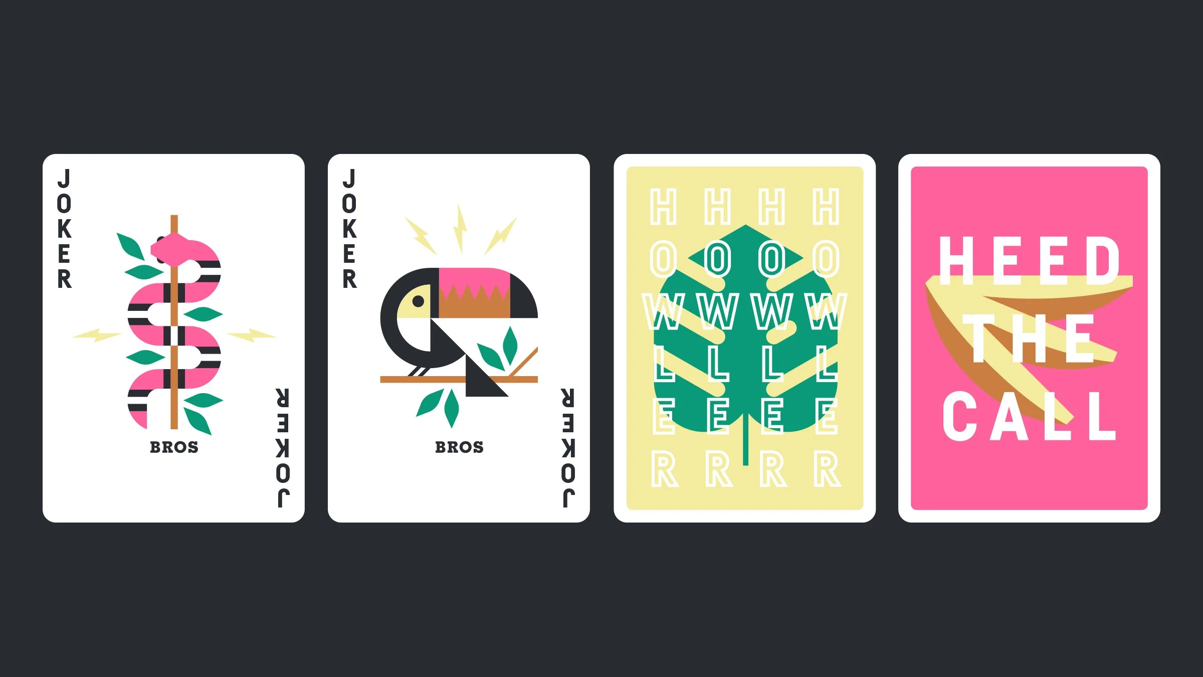 Howler Brothers Playing Card and Merchandise Design & Illustration ...