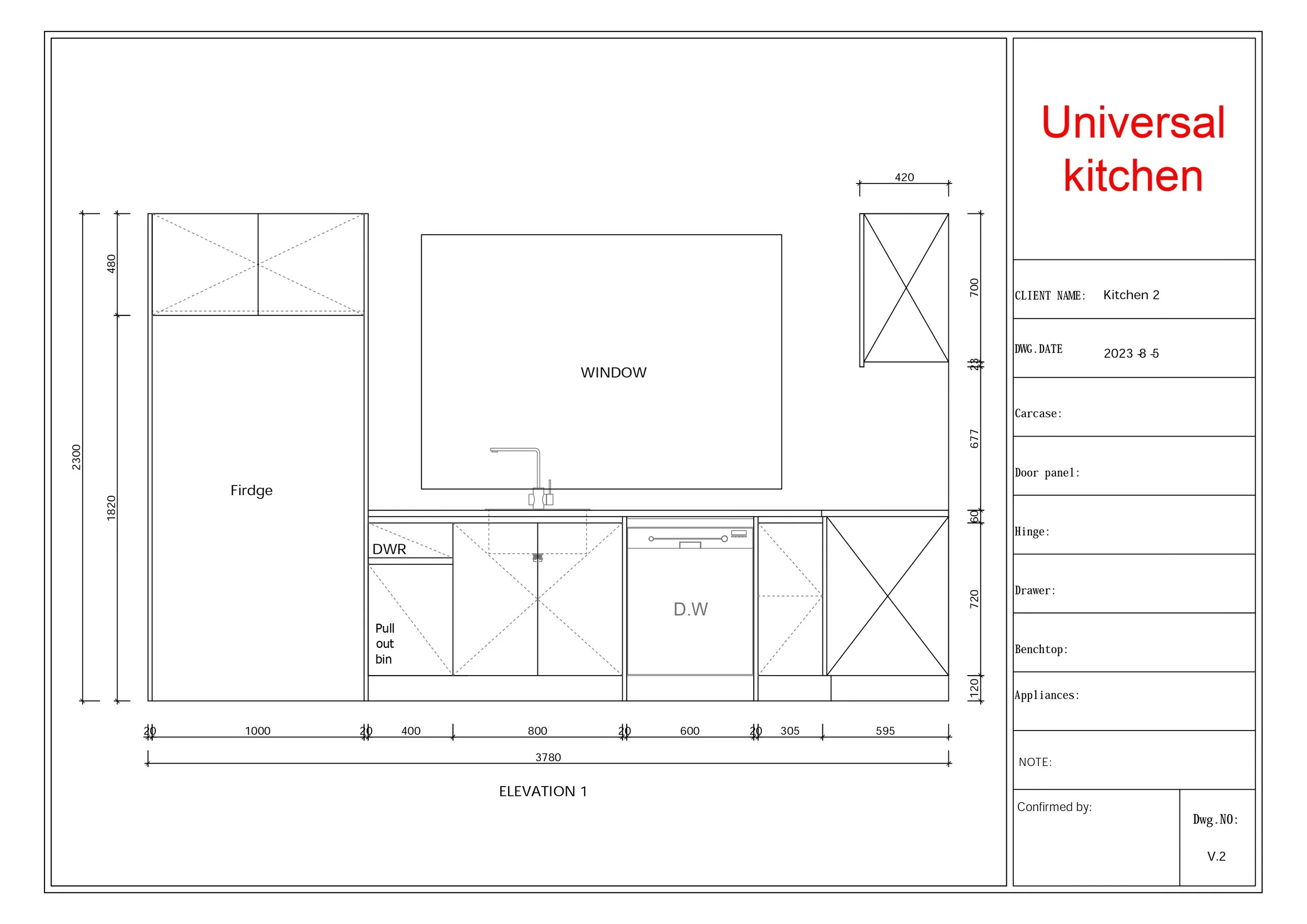 Kitchen 2 — Universal Kitchens