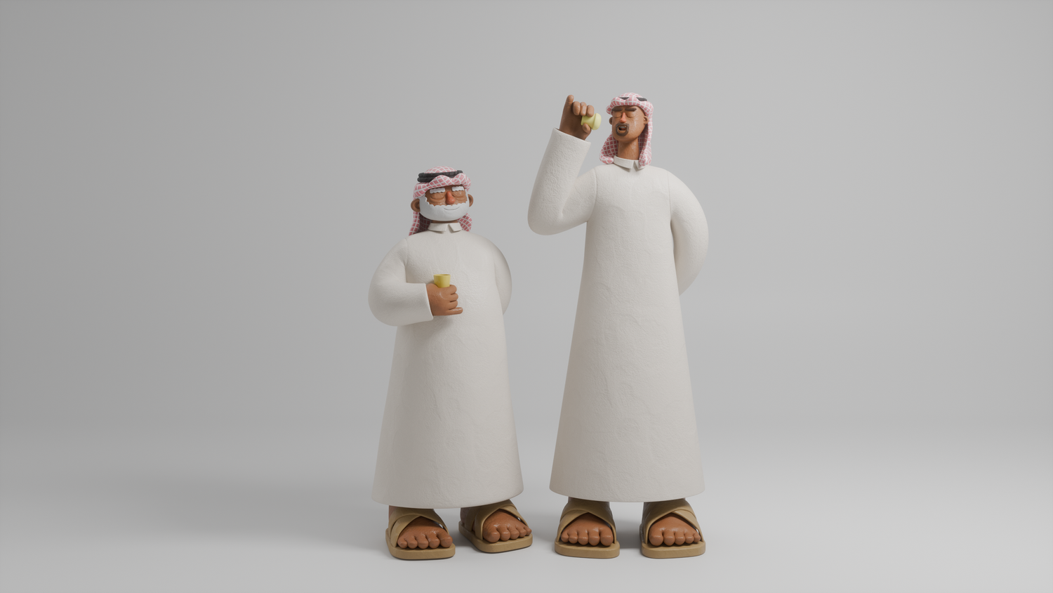 Almarai Character Development — The Art of Fernando