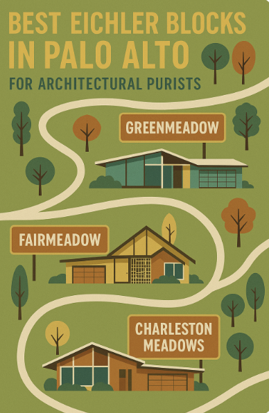Best Eichler Neighborhoods in Palo Alto for Purists: Pricing, Maps, and ...
