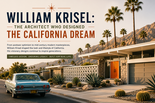 William Krisel: The Architect Who Designed the California Dream ...