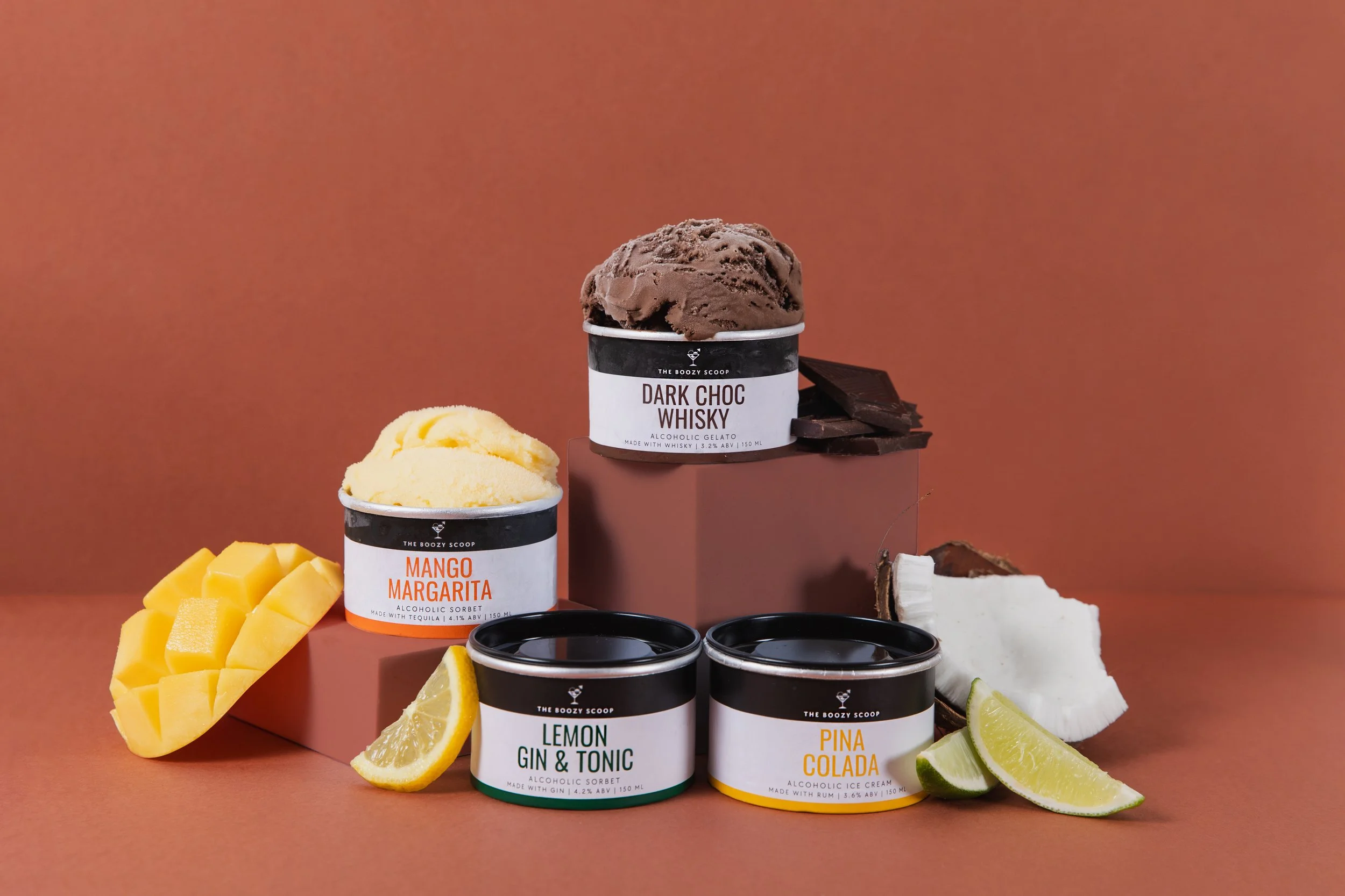 The Boozy Scoop | Alcoholic Gelato & Sorbet