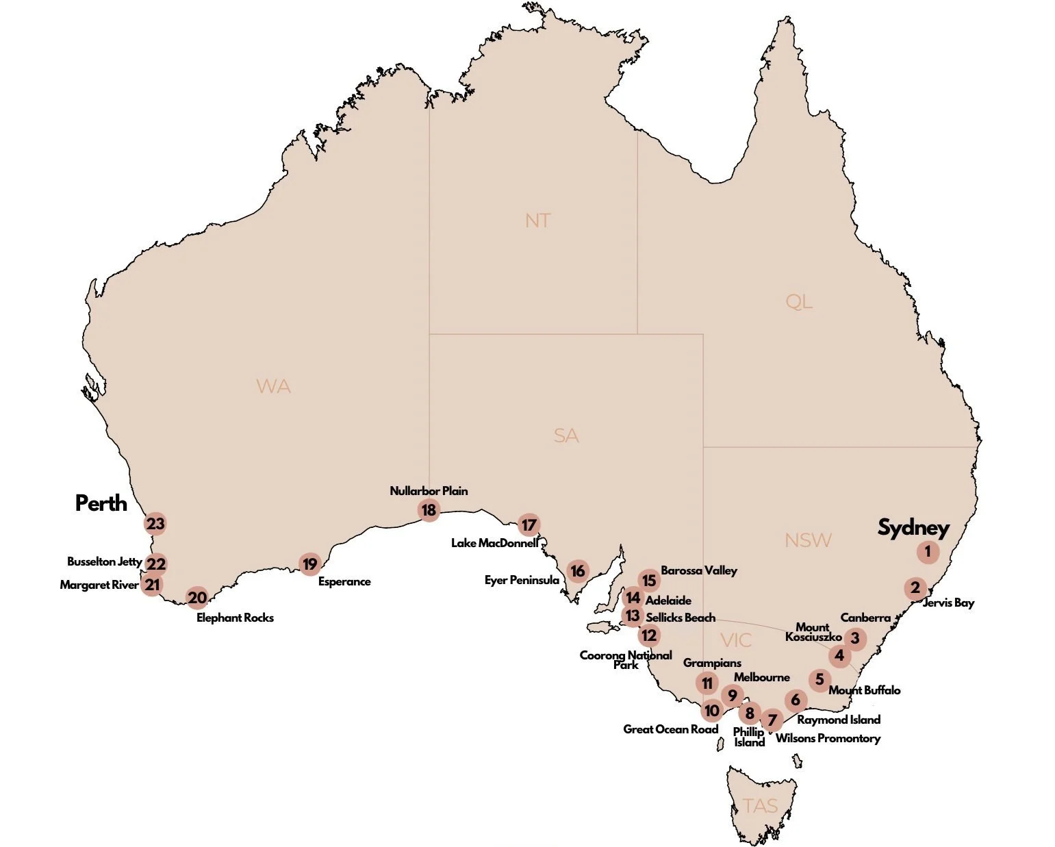 Von Sydney nach Perth - Roadtrip durch Australien — The Beach Office