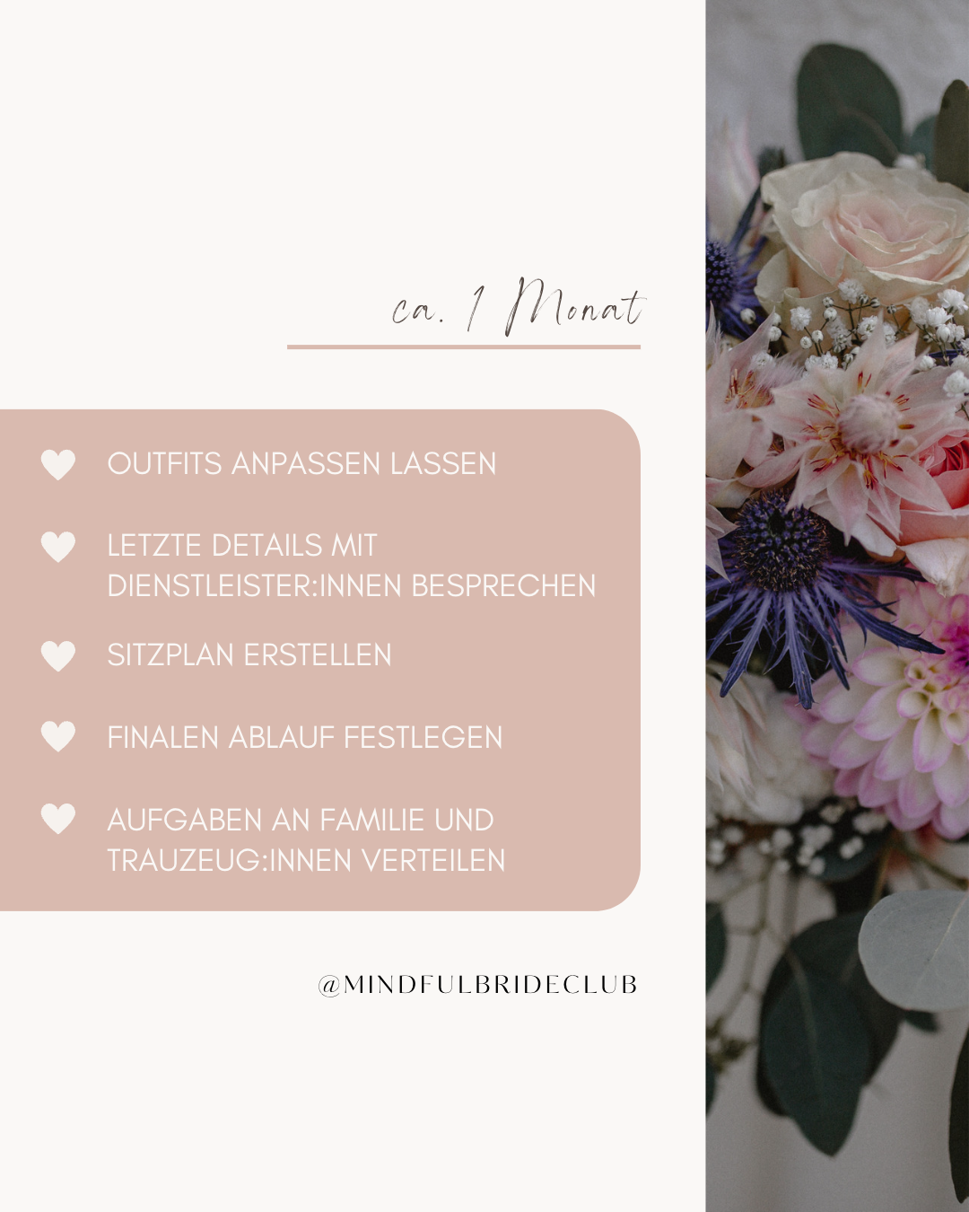 Die Timeline für deine entspannte Hochzeitsplanung — MINDFUL BRIDE CLUB