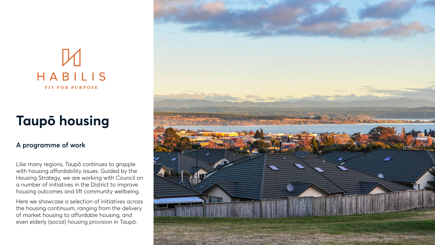 Taupō housing — Habilis