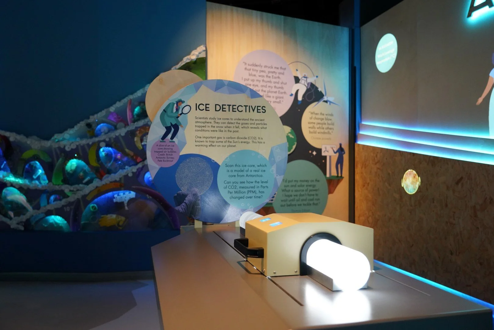 National Space Centre Ice Core — Unusual Projects
