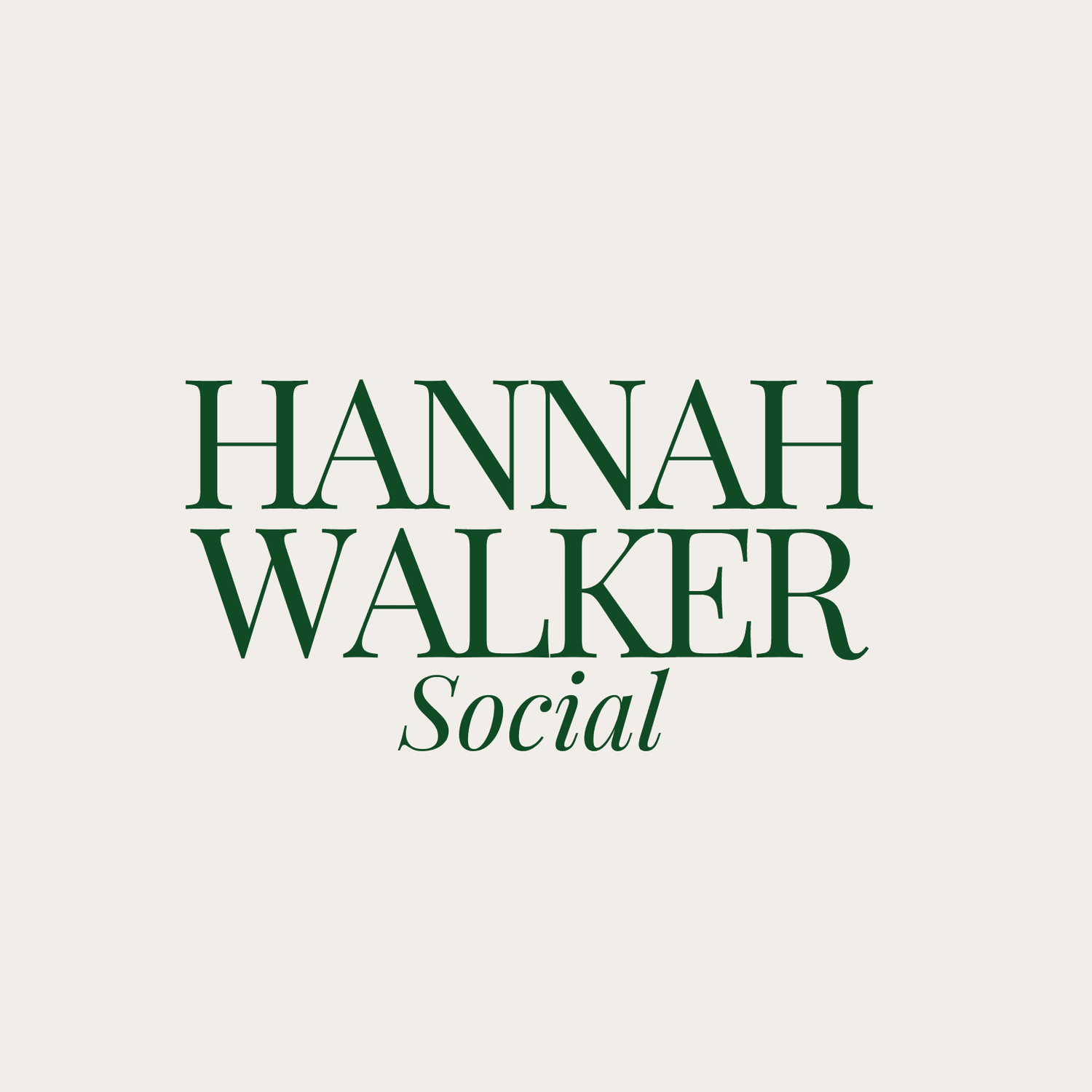 Hannah Walker Social