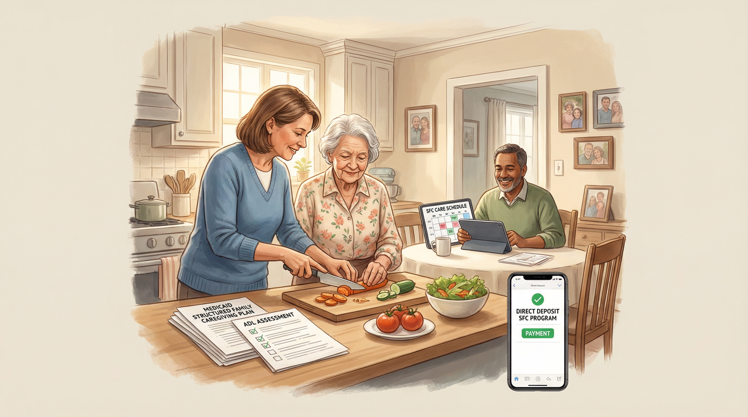 Medicaid Structured Family Caregiving Eligibility: How to Get Paid for ...