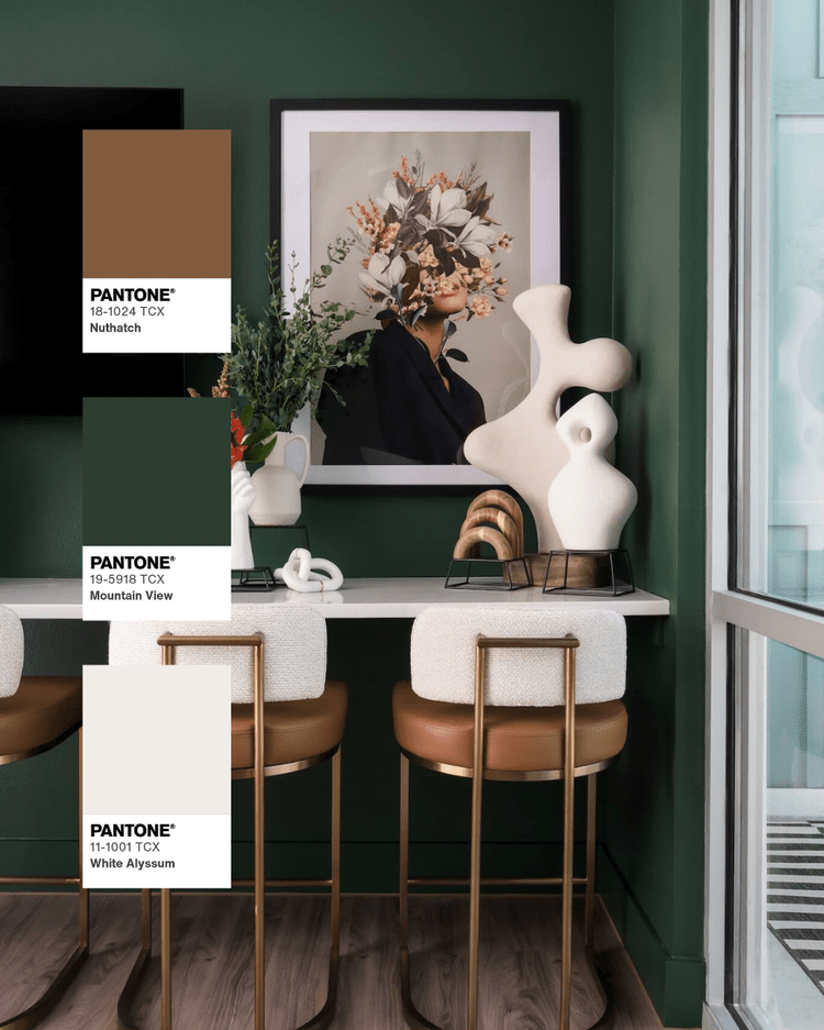 Six Unexpected Interior Design Color Combos (with Pantone Overlays)