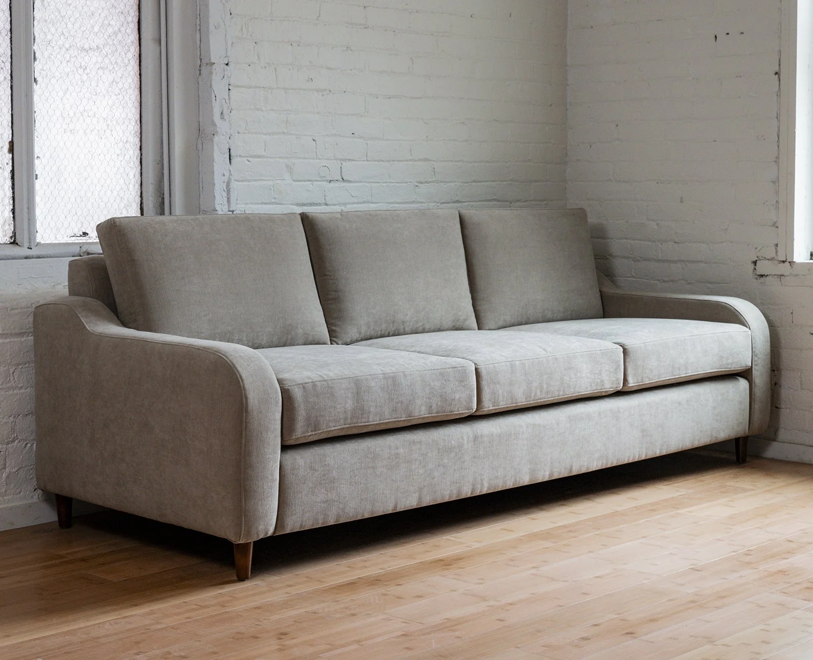 Modern Upholstered Community Sofa for Your Space — Fortner Custom ...