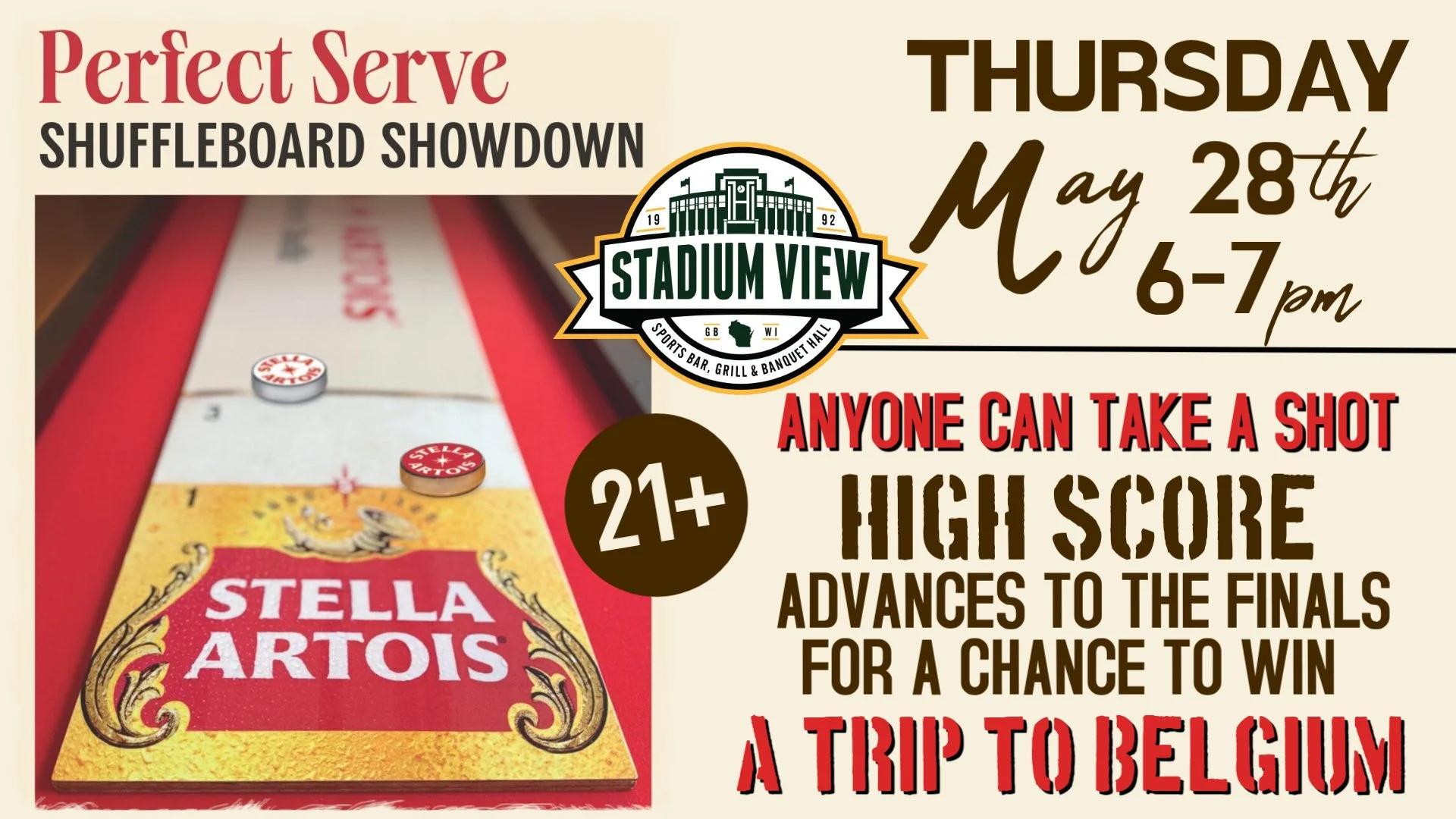 UPCOMING EVENTS — Stadium View Sports Bar, Restaurant, & Event Halls