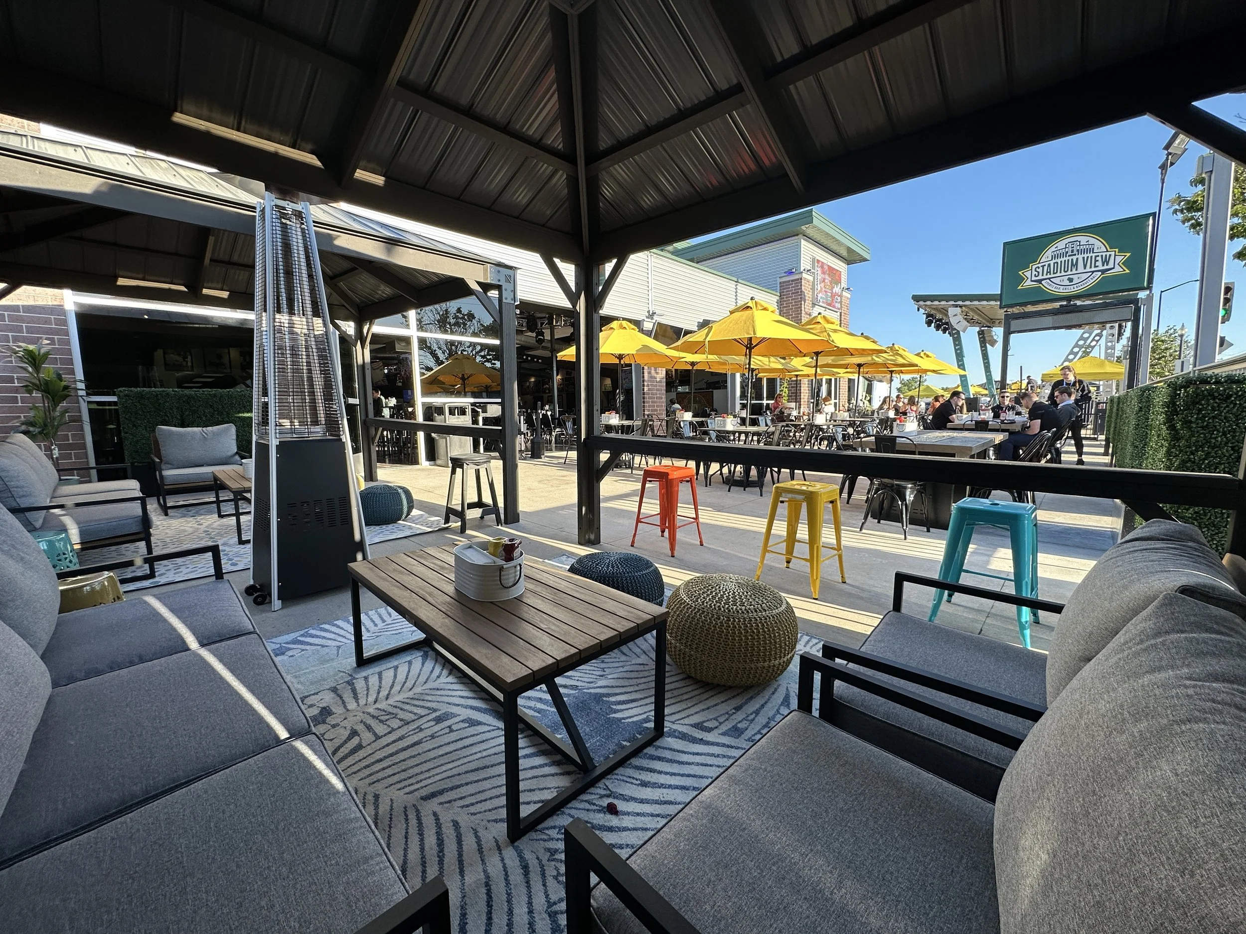 SV Shaded Lounges — Stadium View Sports Bar & Event Halls
