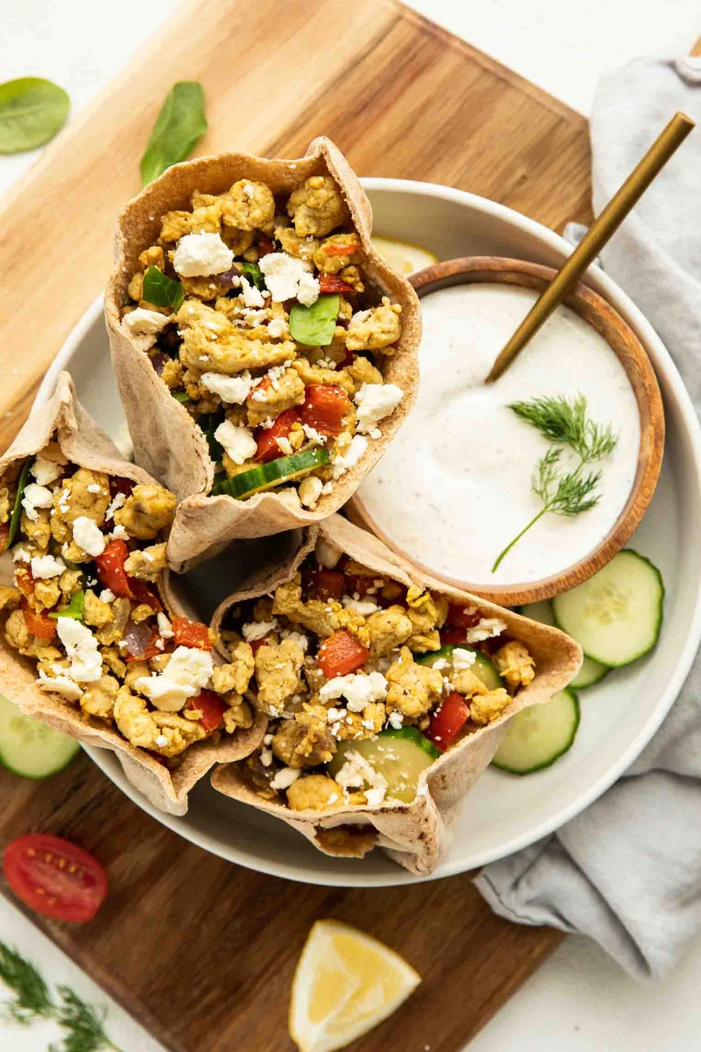 Greek-Inspired Turkey Pita Sandwich - A Taste of Greece in Every Bite ...