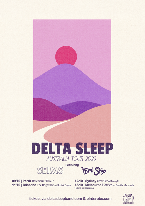 Delta Sleep announce Australian October 2023 tour with SEIMS & YOMI ...