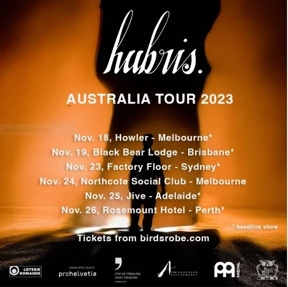 Full Lineups & Set Times Announced for hubris Tour — Birdsrobe
