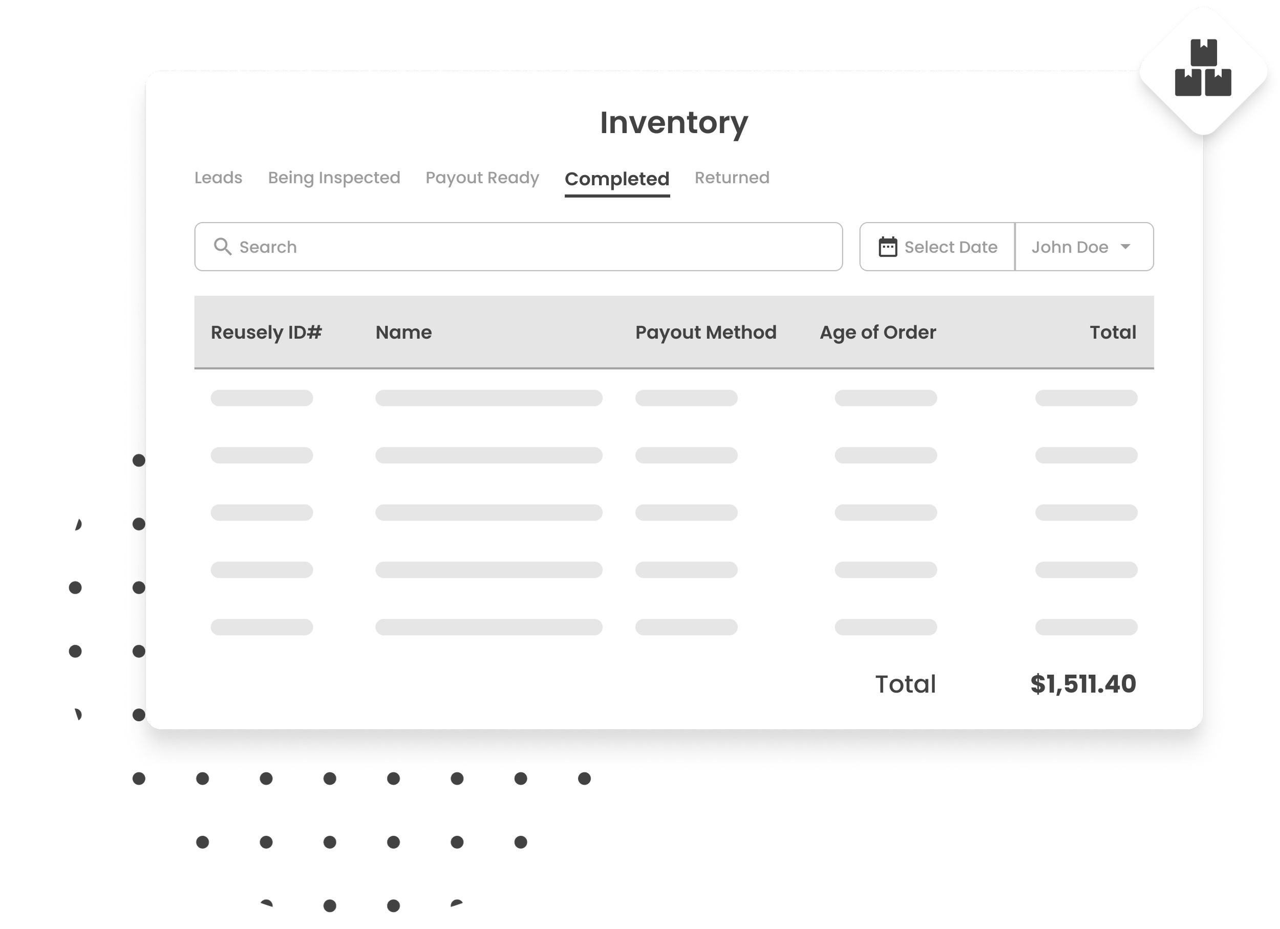 Inventory — Reusely