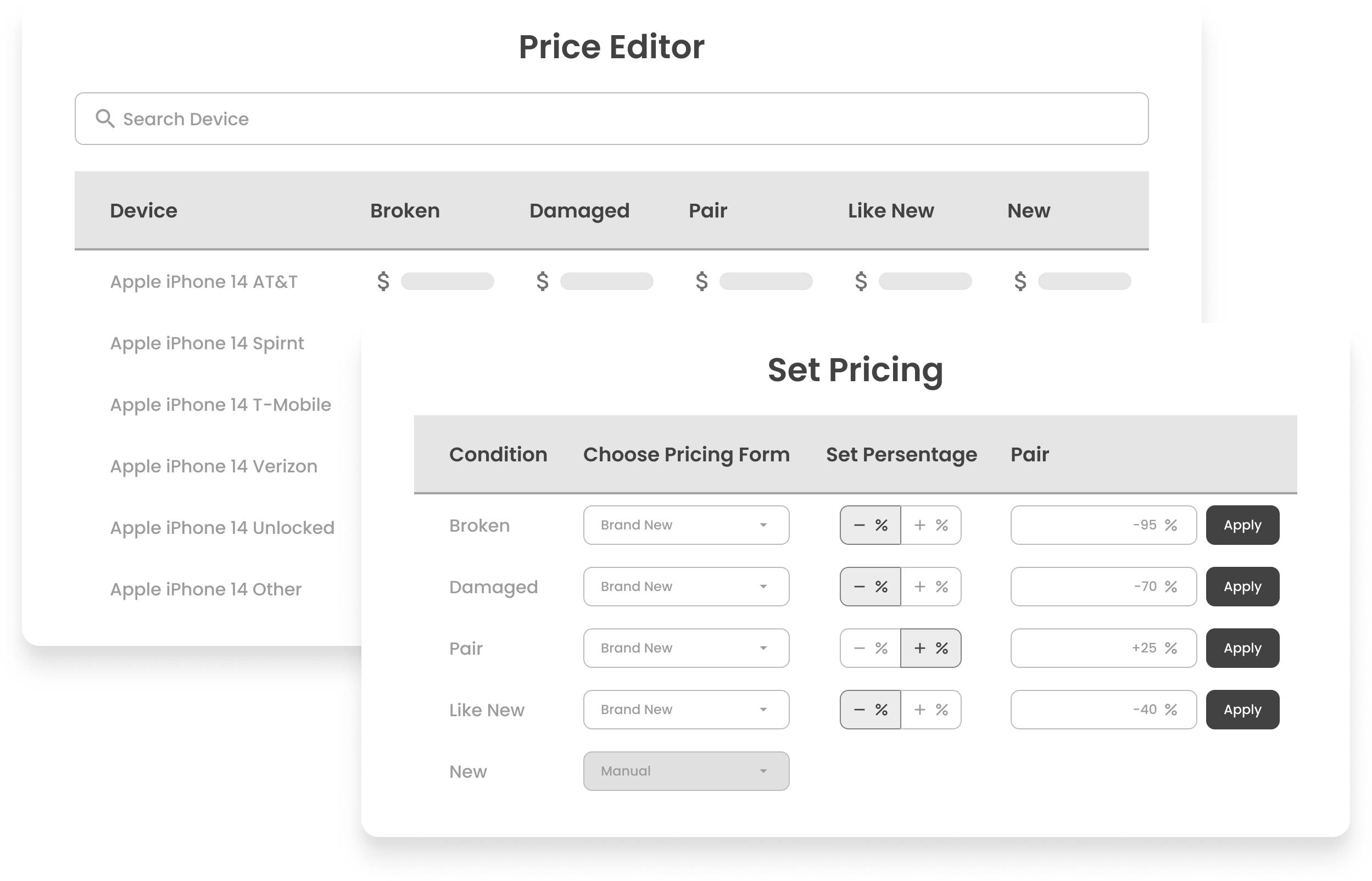 Pricing Engine — Reusely