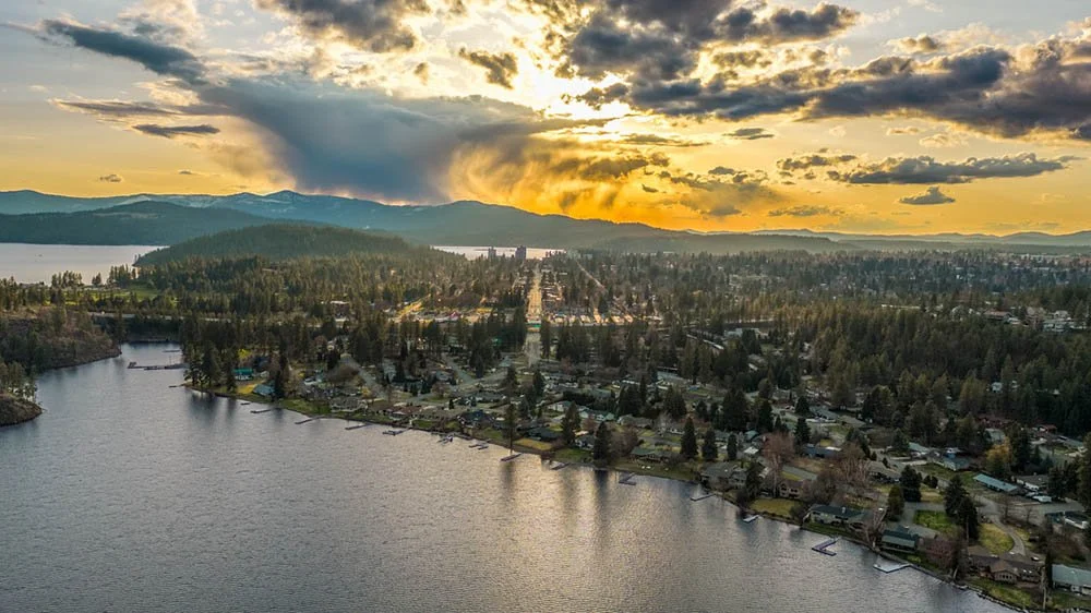 Sunset on the North Fork of the Coeur d'Alene River — Greg Cooksey ...