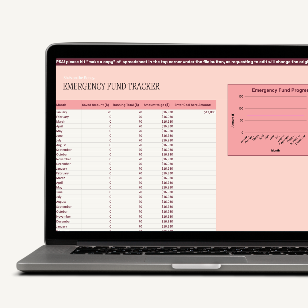 Free Budget Templates & Money Resources | She’s On The Money — She's on ...