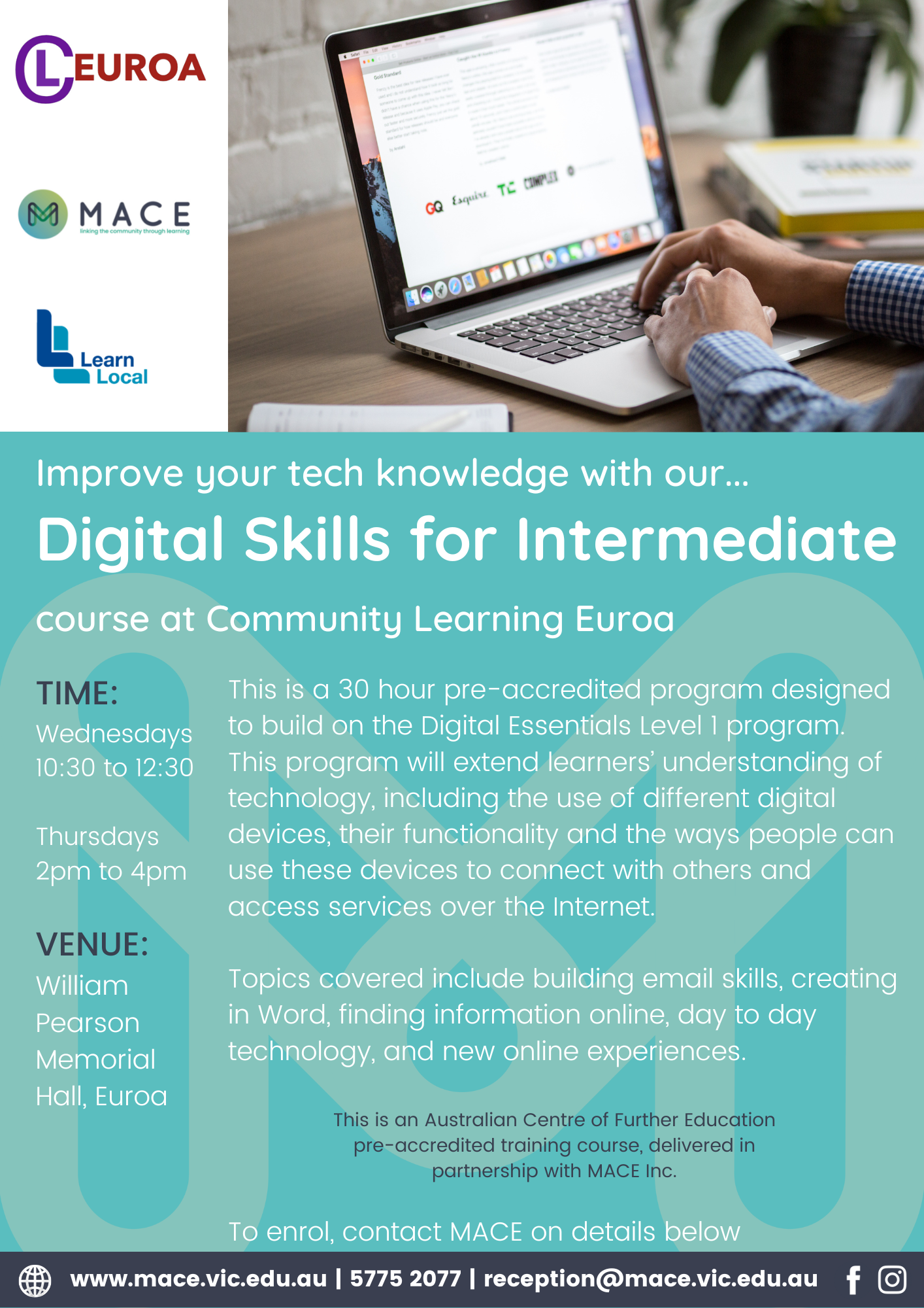 Digital /Computer Skills — COMMUNITY LEARNING EUROA