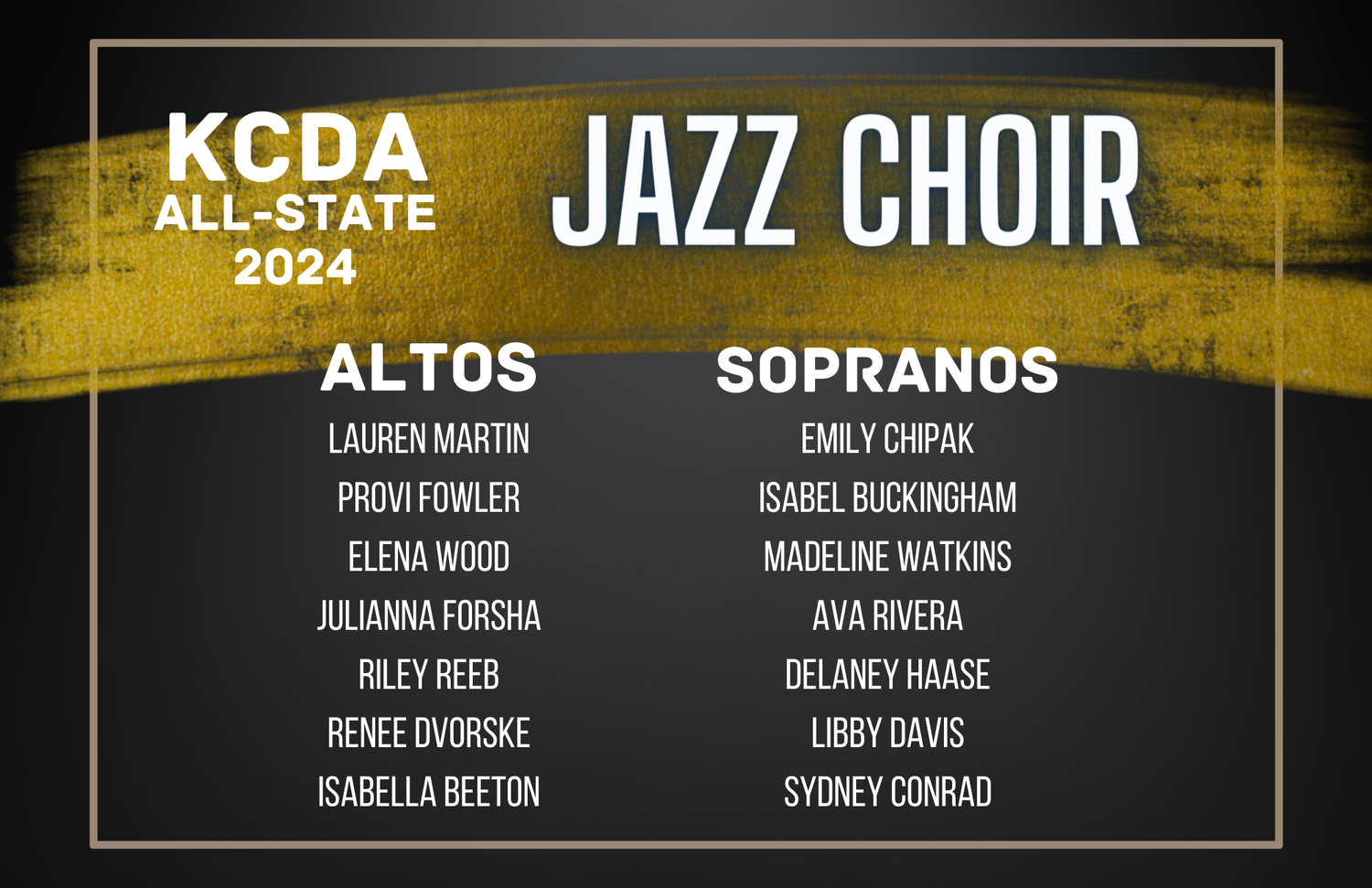 Jazz Choir — Kansas Choral Directors Association