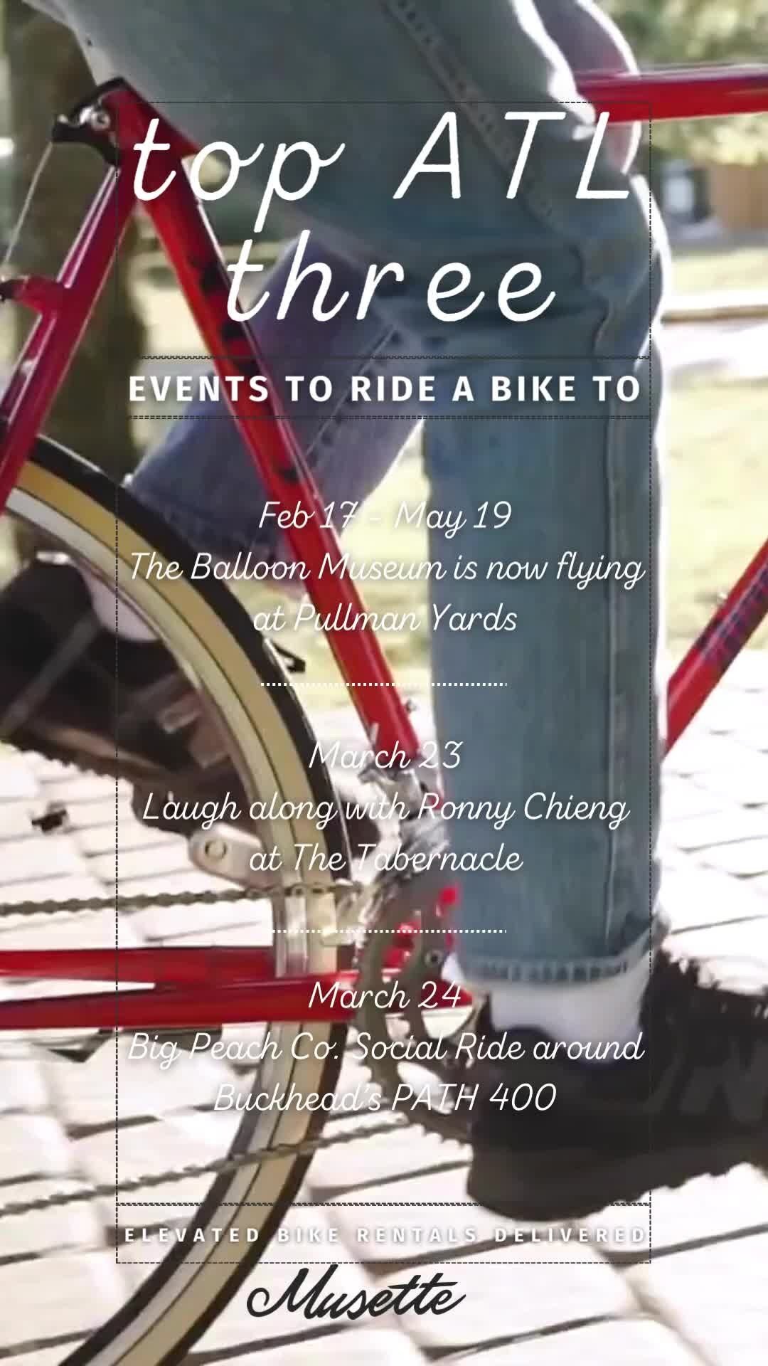 Reserve Your Bicycle Online — MUSETTE | Elevated Bike Rentals Delivered ...