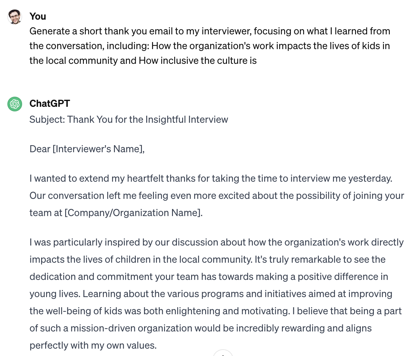 10 Powerful Prompts to Use ChatGPT to Land a Great Job — The Job Insiders
