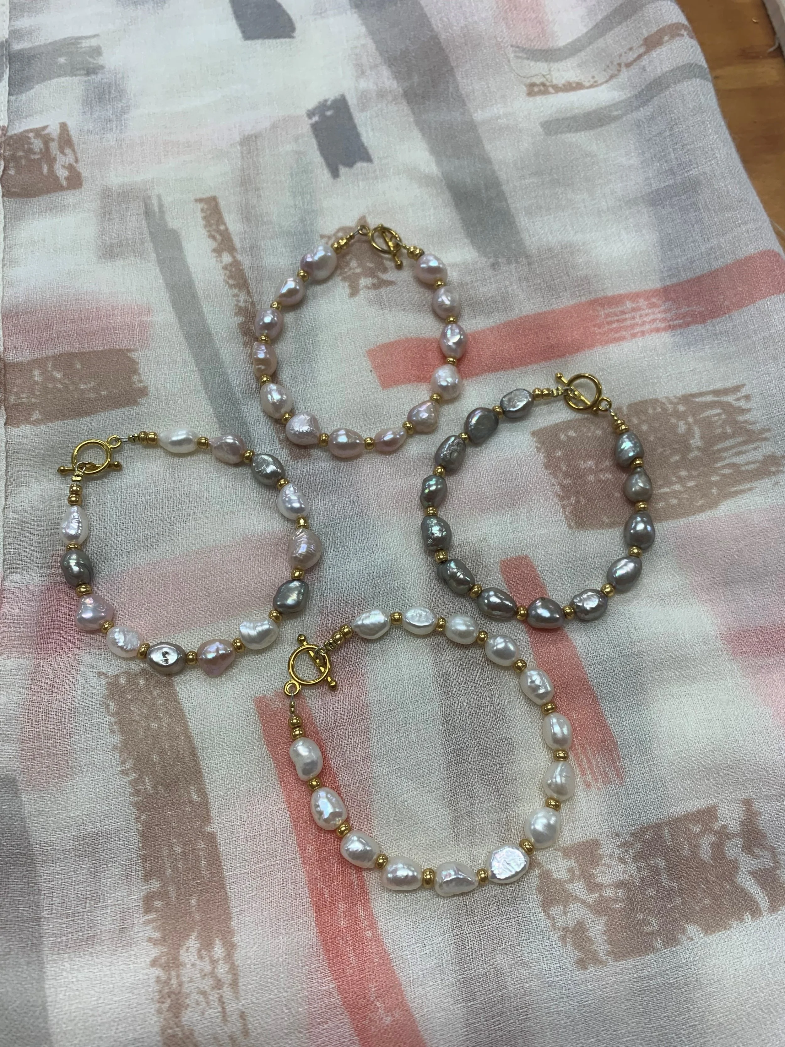 Freshwater Pearl Bracelets — Village Beads