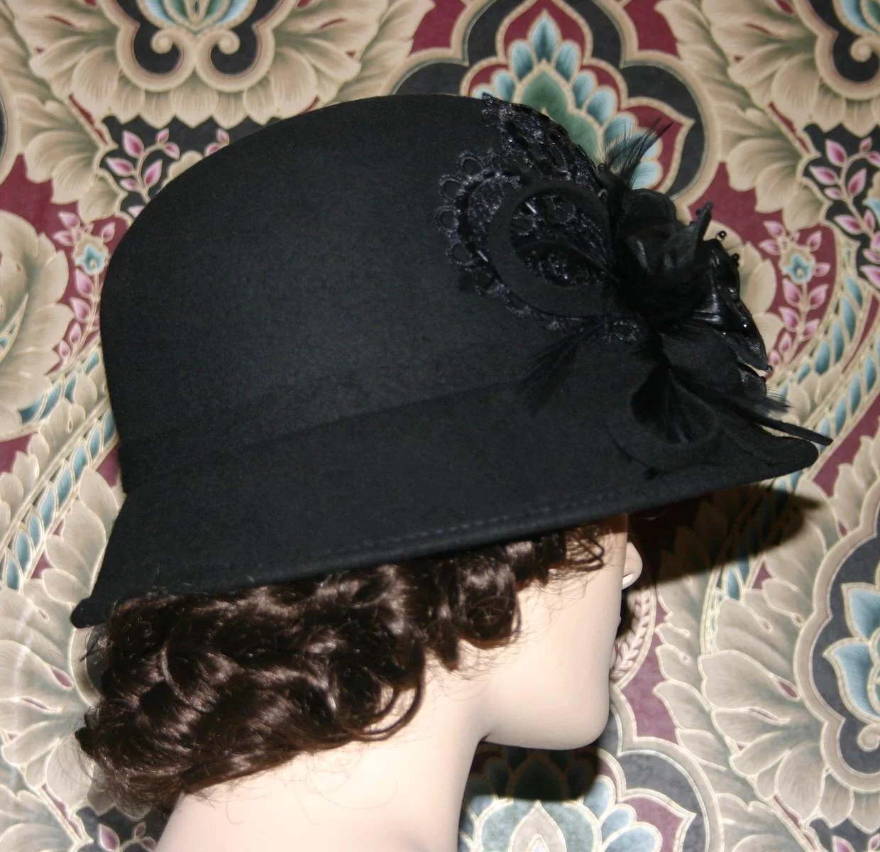 Gorgeous Gray 1920's Hat Gatsby Style Women's Flapper Hat — East Angel ...