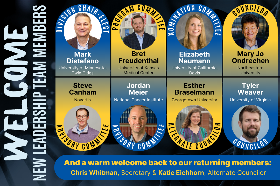 Welcome New Leadership Team Members! — Division of Biochemistry and ...