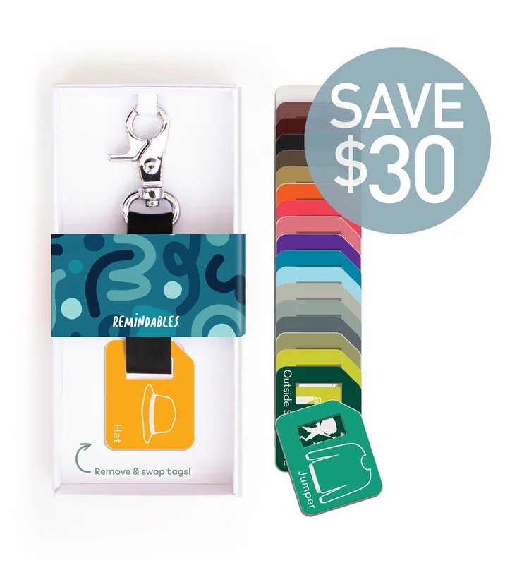 School bag tags for kids — Remindables : Making Life Easier