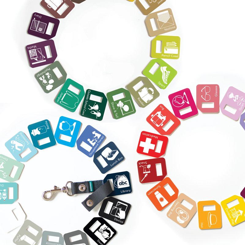 School bag tags for kids — Remindables : Making Life Easier