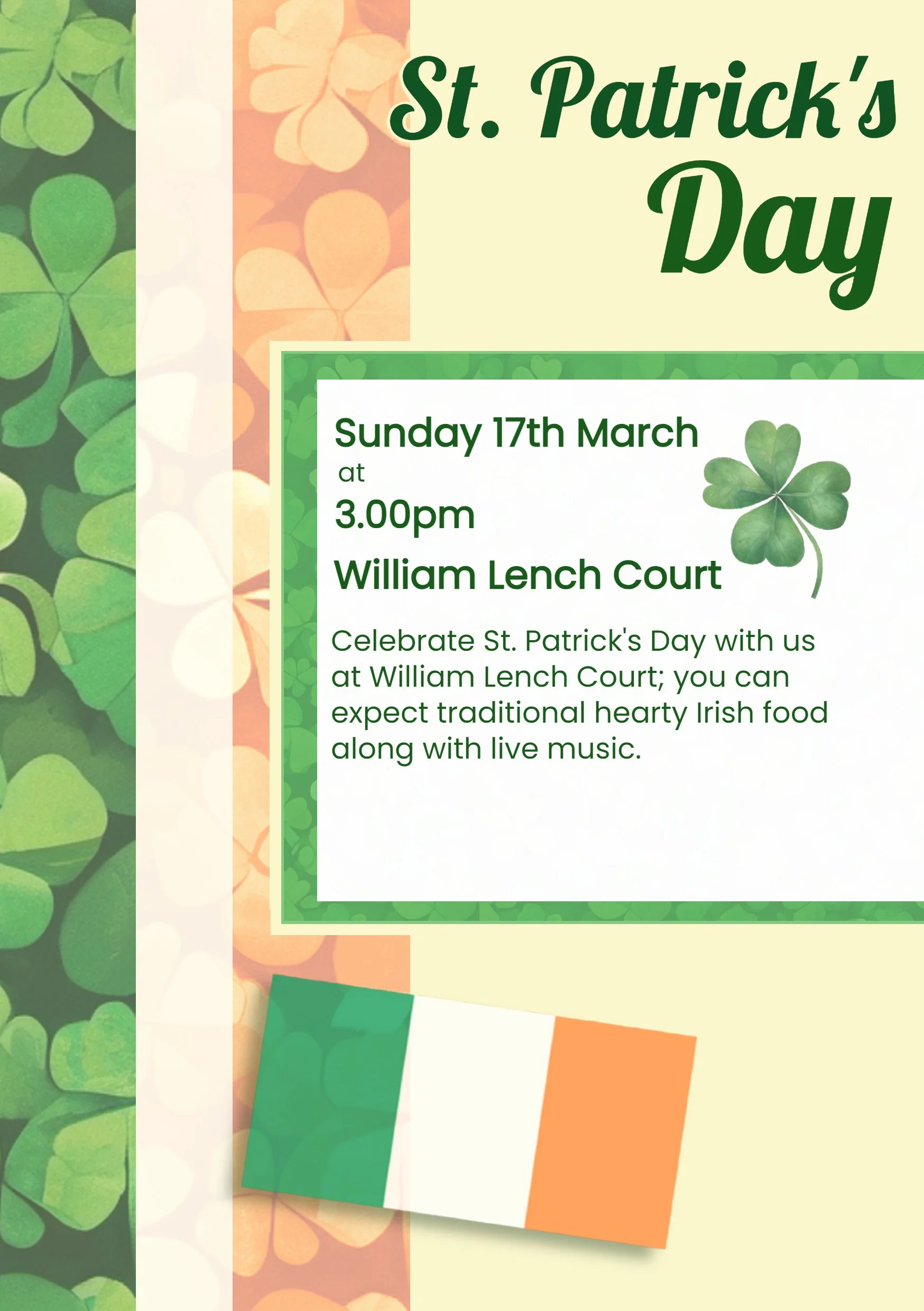 St. Patrick's Day — Lench's Trust