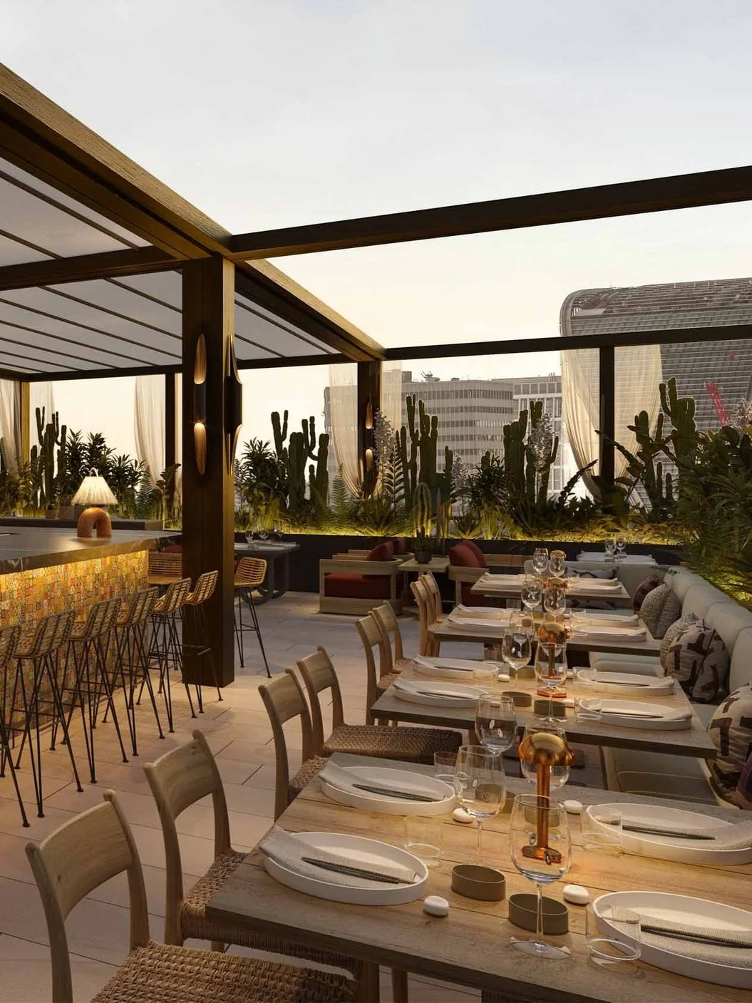 Terrace Bar: Cocktails & Snacks | London | Los Mochis