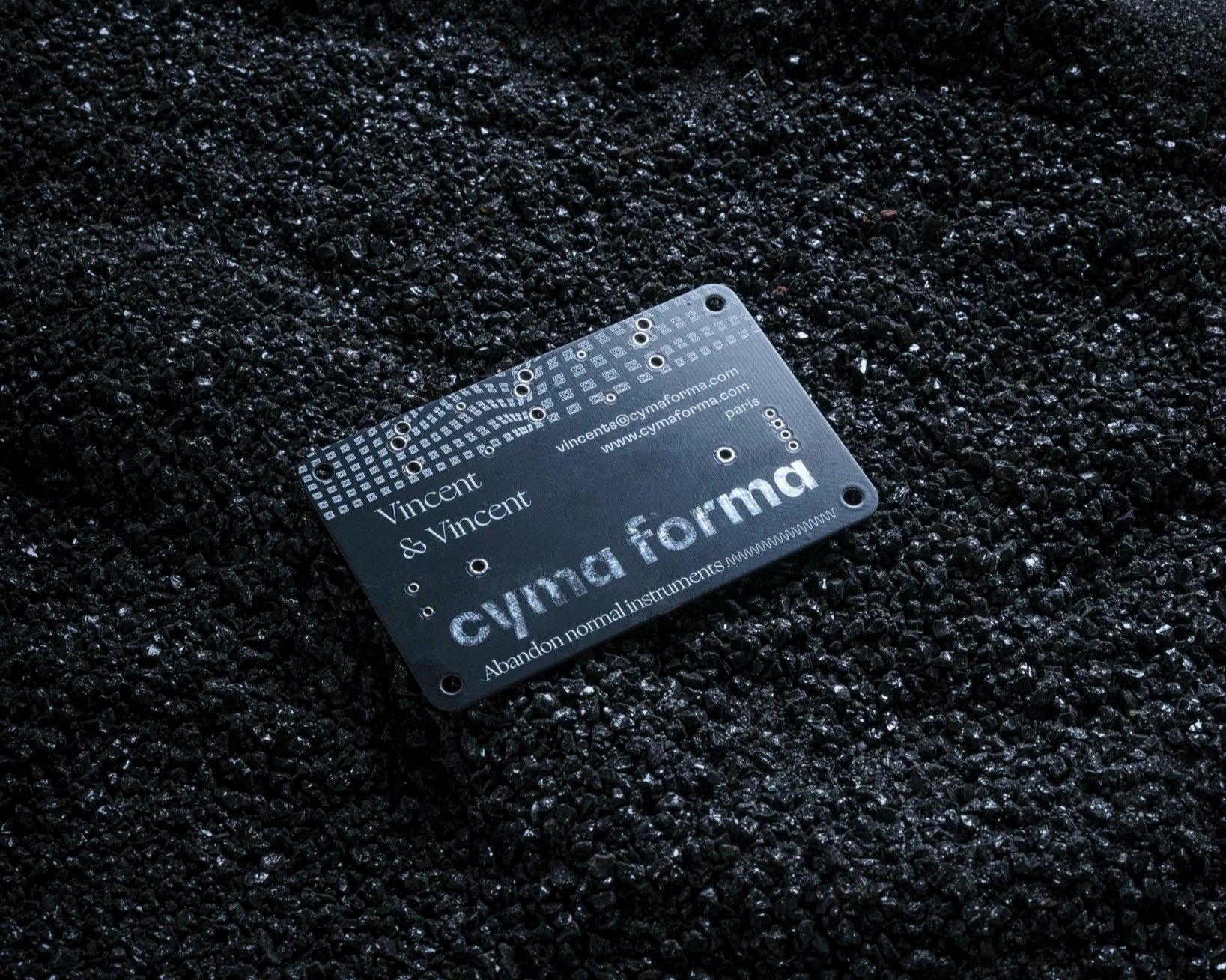 Our business card is more than a business card — cyma forma