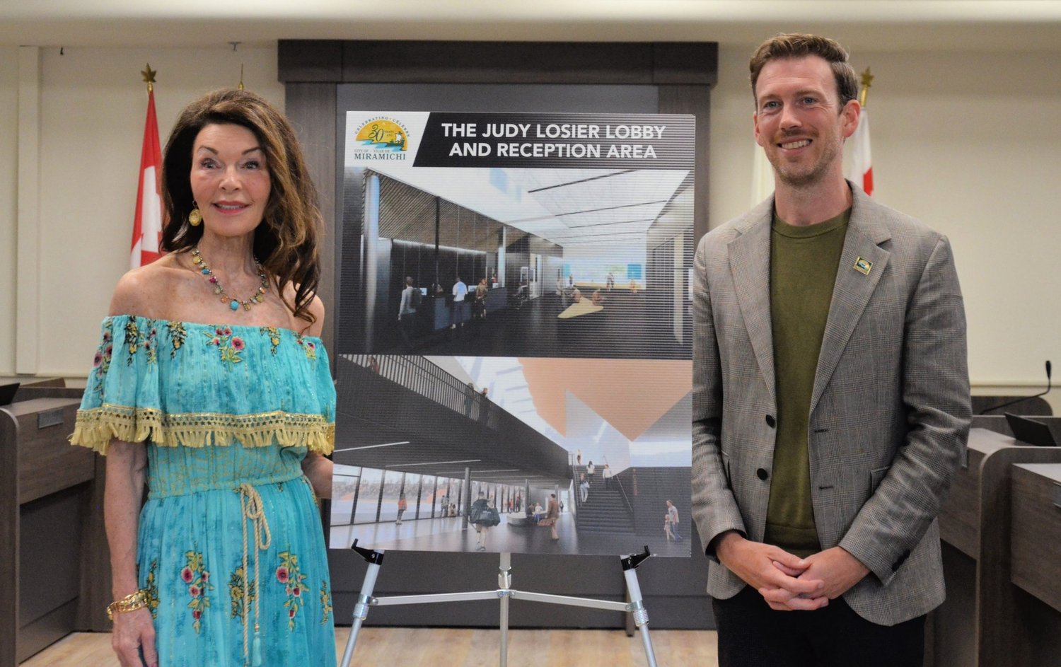 Judy Losier Lobby and Reception Area named following 35K donation and ...