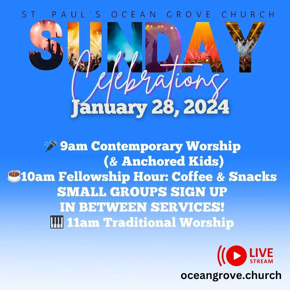 Join in Sunday — St. Paul's Ocean Grove Church