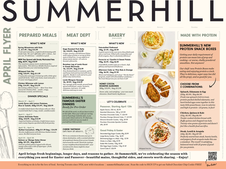 The Summerhill Flyer — SUMMERHILL MARKET