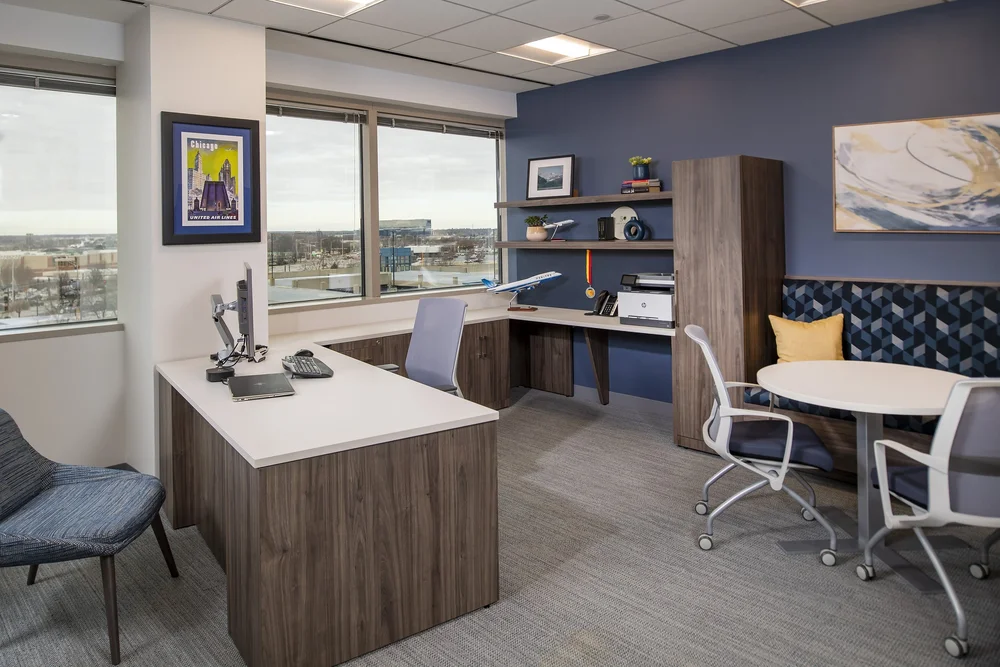 Commercial Office Desks — Rieke Interiors