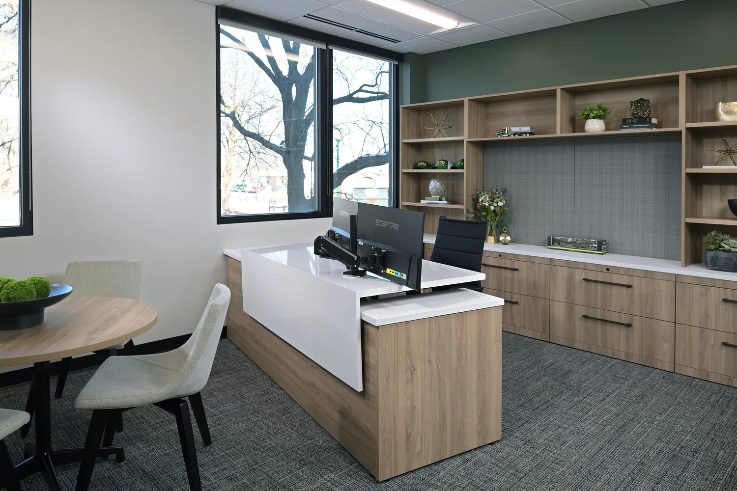 Commercial Office Desks — Rieke Interiors