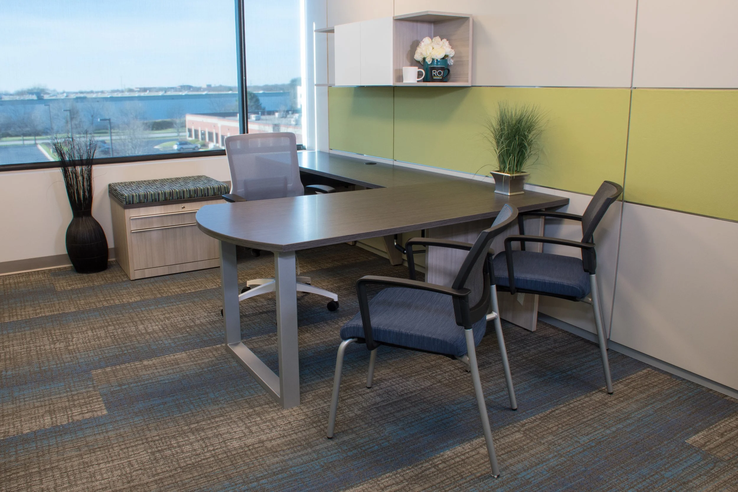 Commercial Office Desks — Rieke Interiors